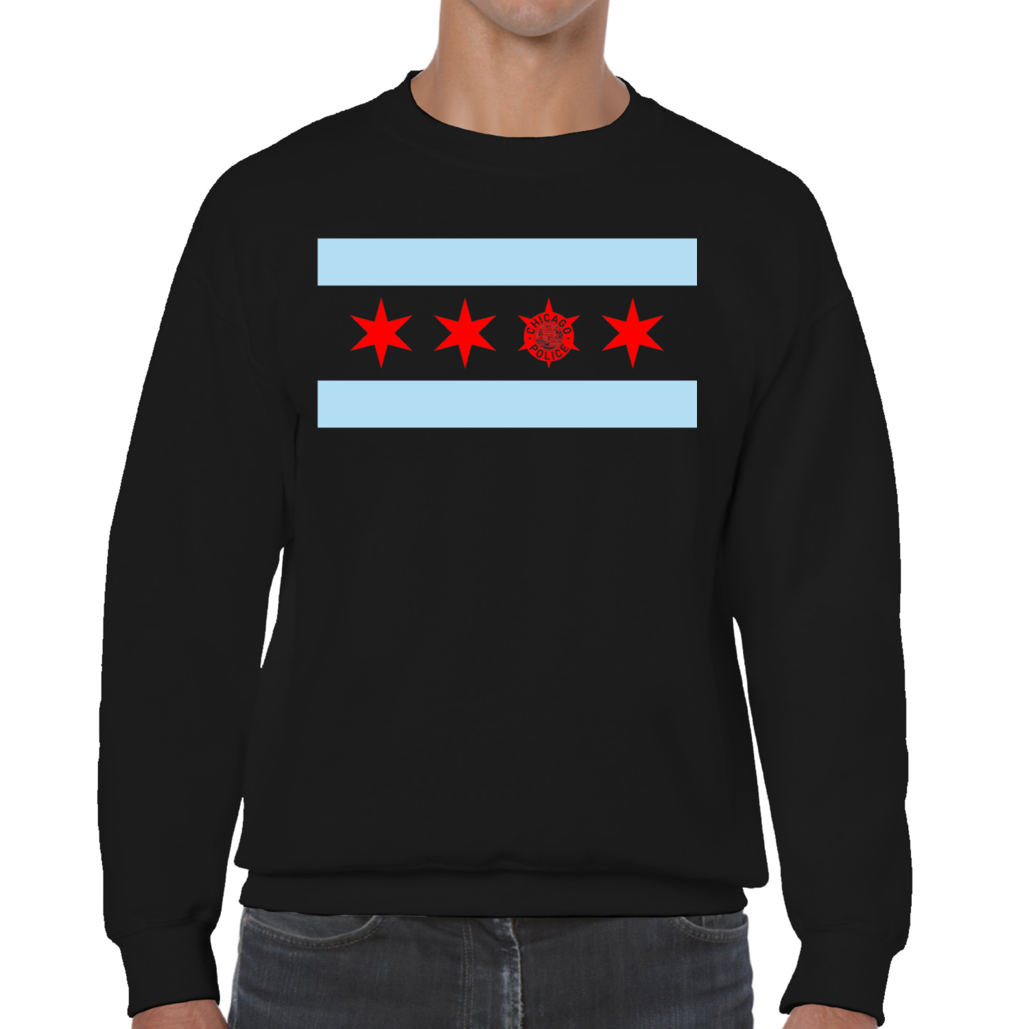 Chicago PD Flag Sweatshirt